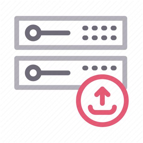 database datacenter server storage upload icon download on iconfinder