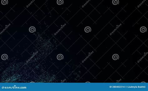 Whirlwind With Chaos Particles Vector Abstract Water Vortex Explosion Dynamic Wave In Space