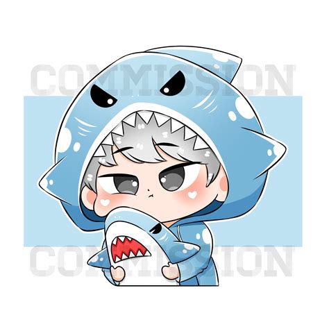 Earth ฟอร์มสุ่มปักหมุดค้าบ On Twitter น้อนฉลามมม🦈🦈🦈 จิบิ รับวาด