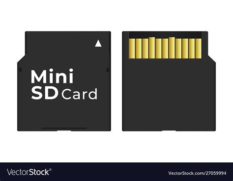Memory Card Royalty Free Vector Image VectorStock