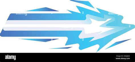 Guide Spark Beam Icon Cartoon Vector Flash Effect Shot Ray Energy