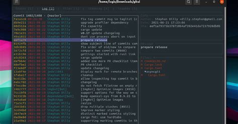 Gitui 017 Adds The Ability To Compare Commits New Options Popup Terminal Ui For Git Written