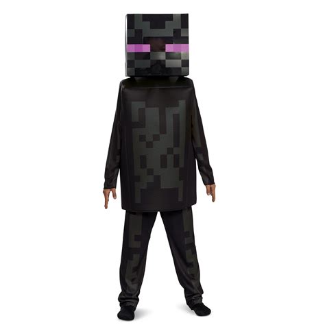 Cosplay Di Minecraft Enderman Minecraft Skeleton Fleece Zip Up Cosplay