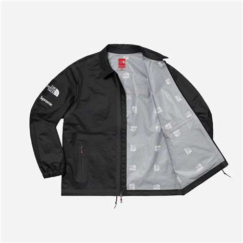 슈프림 X 노스페이스 서밋 시리즈 아우터 테이프 심 코치 자켓 블랙 21ss Supreme Kream