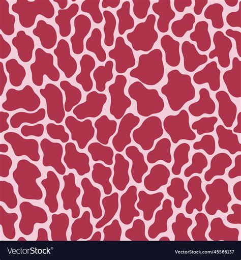 Seamless Pattern With Blob Shape Small Abstract Vector Image