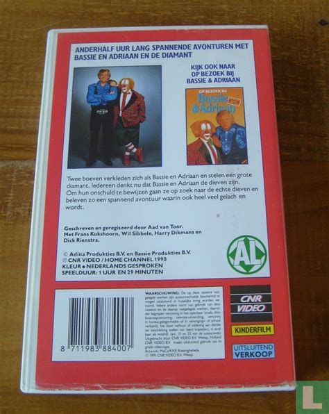 Bassie And Adriaan En De Diamant Vhs 1991 Vhs Video Tape Lastdodo
