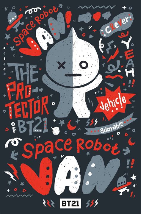 Download Van Bt21 Artistic Art Wallpaper