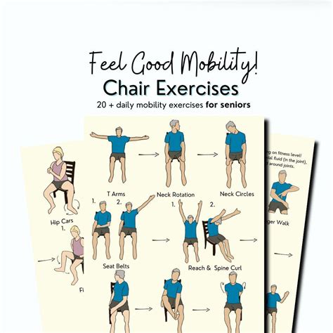 Chair Mobility Exercises For Seniors Seated Mobility Workout For Older Adults Chair Exercises