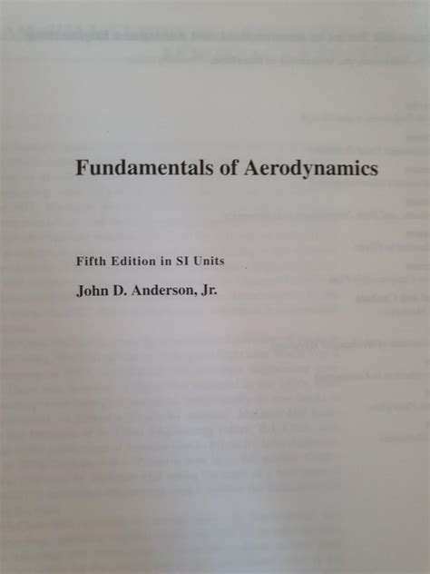Fundamentals Of Aerodynamics 5th Ed Hobbies And Toys Books