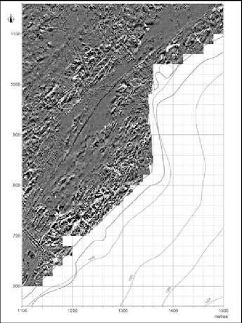Gradiometer Survey Of The Area Between The Palatial Complex And The