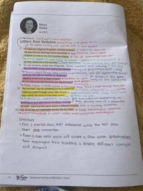 Analysis Of Letters From Yorkshire Poem