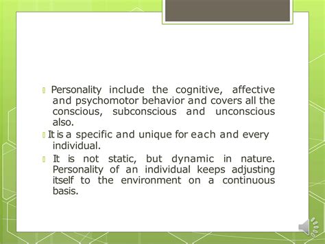Personality Pptx