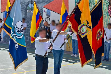 Internos Del CPPL Pichincha N Participaron En Ceremonia Del Juramento A La Bandera SNAI