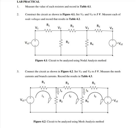 Solved Lab Practical 1 Measure The Value Of Each Resistors