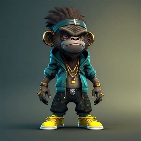 Character Hip Hop Monkey Stock Illustrations 215 Character Hip Hop