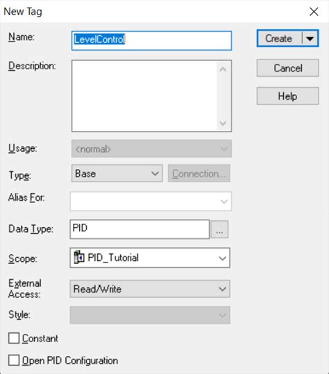 how to program pid loops in rslogix 5000
