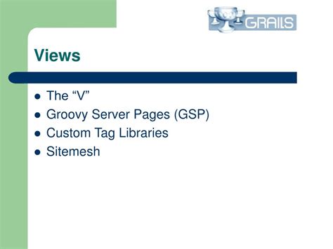 Ppt An Introduction To Building Groovy Web Applications With Grails