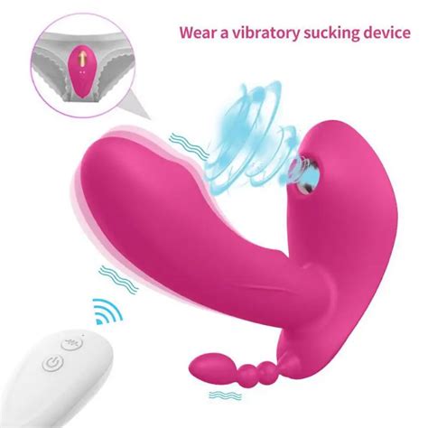 Charging And Sucking Remote Control Wearable Vibrator Fun Vibrating