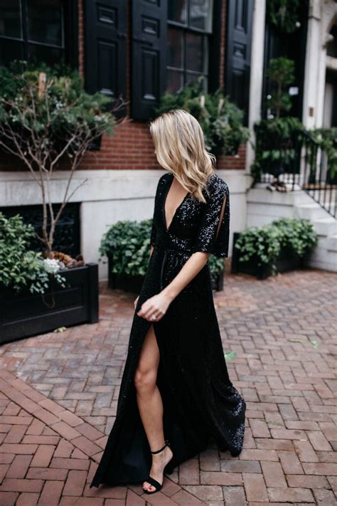 Black Sequin Dress Styled Snapshots