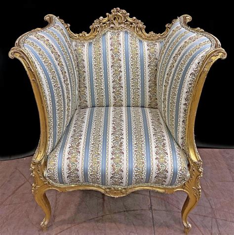 Lot Antique French Victorian Carved Rococo Club Chair