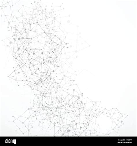 Abstract Background Network Connect Concept With Dot And Link Line