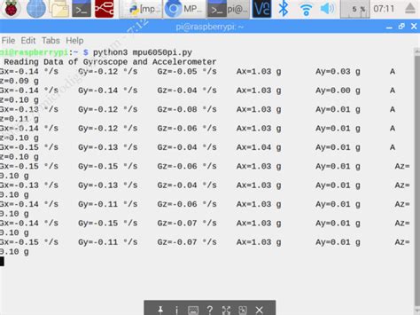 Mpu6050 Accelerometergyroscope Sensor Interfacing With Raspberry Pi