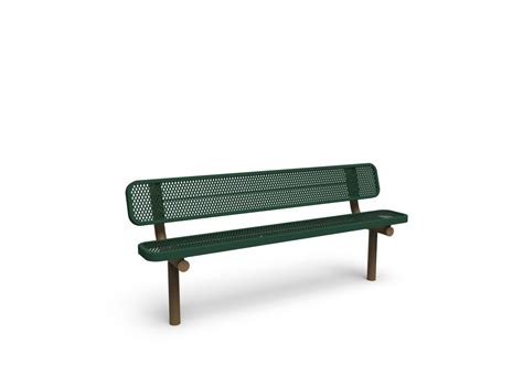 6 Outdoor Bench With Back Multiple Colors Ltc
