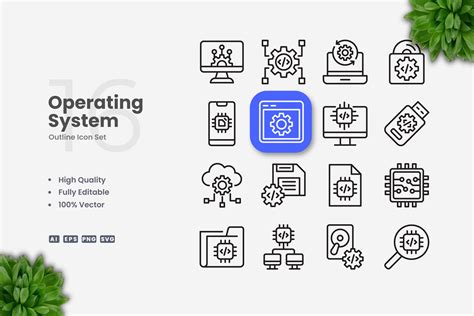 Operating System Icons Graphic By Upnowgraphic · Creative Fabrica