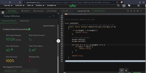 Achieved Array Equality Checker Challenge Satyam Singh Posted On The Topic Linkedin