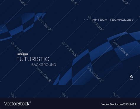 Abstract Technology Internet World Map Network Vector Image