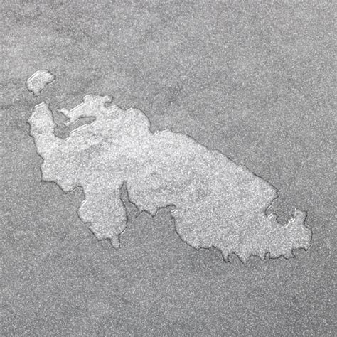 Mapa De Las Islas Aland Fondo Plateado Foto Premium