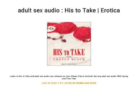 adult sex audio his to take erotica
