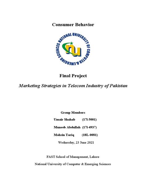 Marketing Strategies In Telecom Industry Pdf Marketing Brand