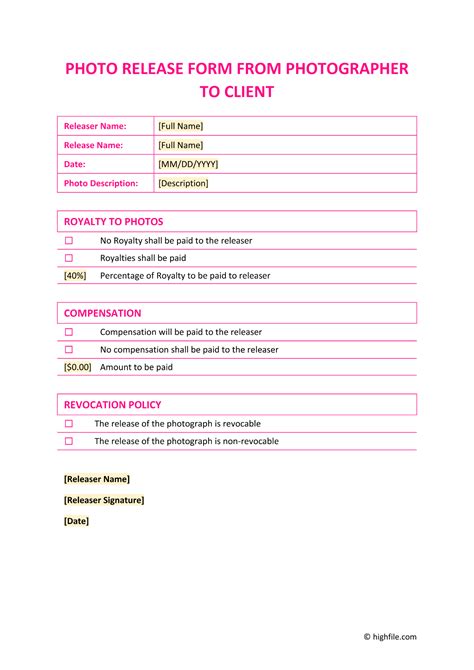 Community Property Release Form Templates