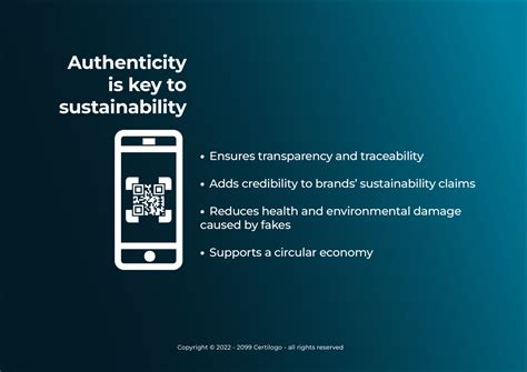 authentication as a necessity for sustainable strategies