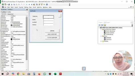Vba Excel 18 Format Uang Dalam Textbox Youtube