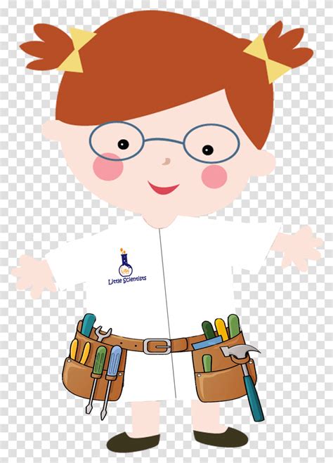 scientists clipart little scientist cartoon person face elf girl