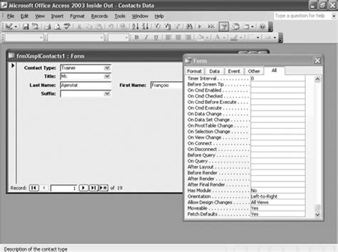 microsoft access 2003