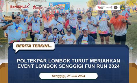 poltekpar lombok turut meriahkan event lombok senggigi fun run dalam