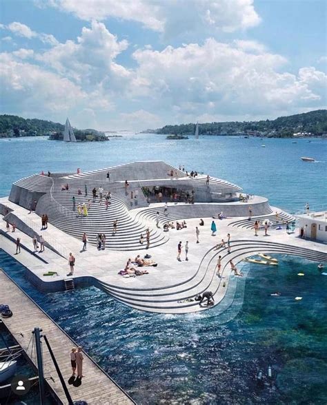 Pin On Sculptural Architecture Water Architecture Waterfront Architecture Floating Architecture