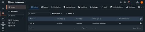 can t found robot tab in orchestrator orchestrator uipath community