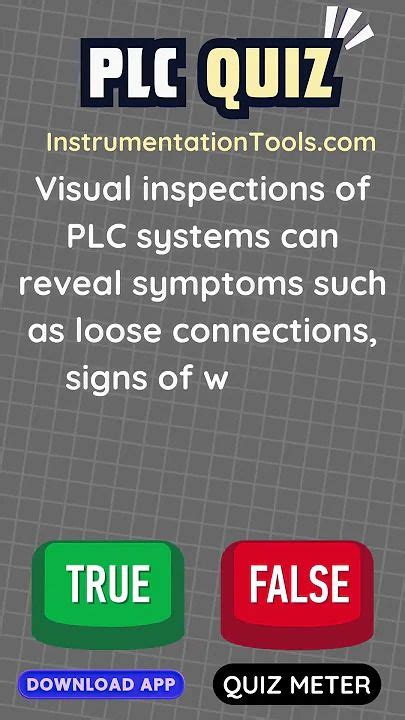 Instrumentation Tools On Linkedin Learn Plc Quiz Set 110 Plc Plcprogramming