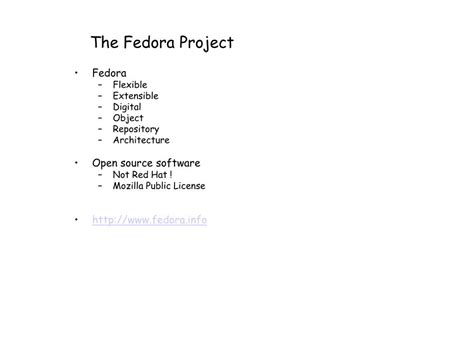 ppt representing and storing complex digital objects fedora