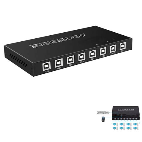 Maximize Your Workflow With The Synchronizer 8 Port Usb Kvm Switch