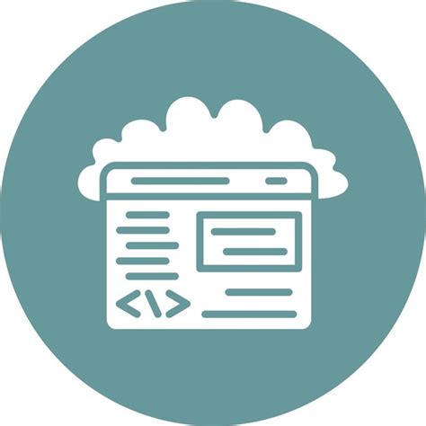 Premium Vector Vector Design Cloud Coding Icon Style