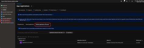 Azure Ad You Can Now Recover A Deleted Registered Application Preview