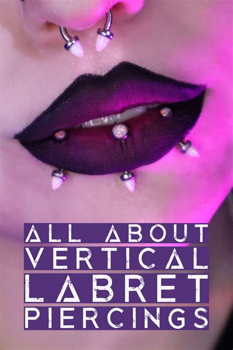 Vertical Labret Piercings Your Complete Guide Labret Piercing