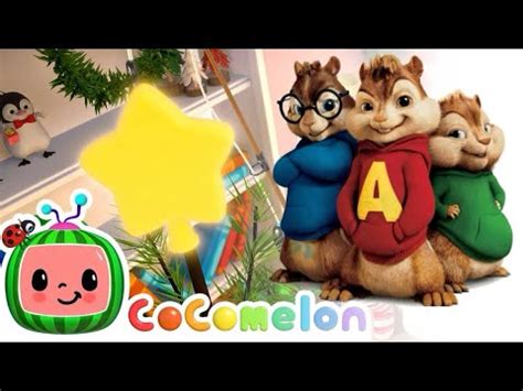 Twinkle Twinkle Christmas Star | Chipmunks songs for kids - YouTube