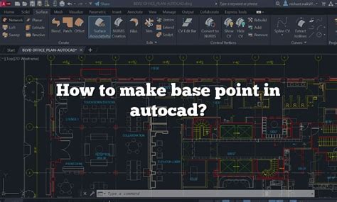 How To Make Base Point In Autocad