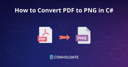 How To Convert PDF To PNG In C PDF To Image Converter